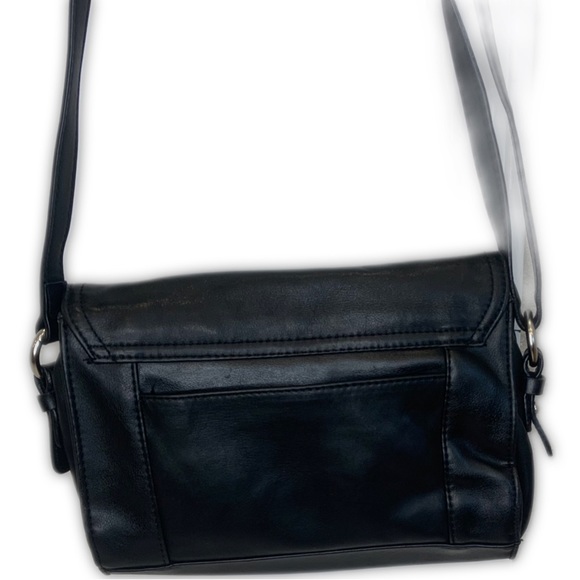 Giani Bernini | Bags | Giani Bernini Black Leather Crossbody Bag With ...